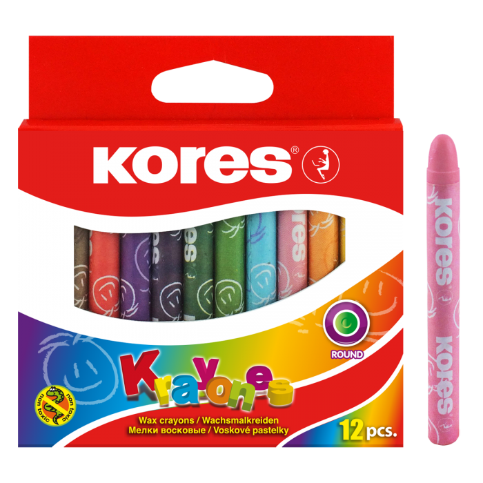 kores.com: Kores Krayones Wax Crayons Jumbo Round