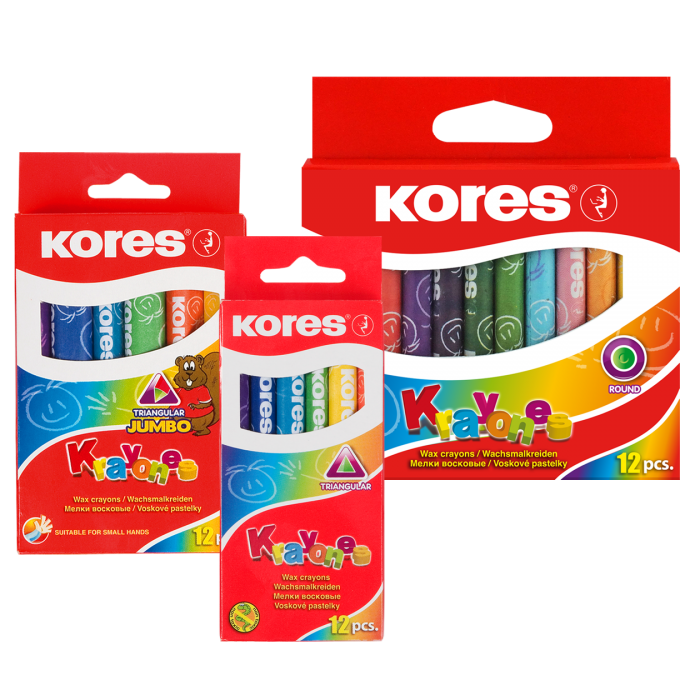 kores.com: Kores Krayones Wax Crayons Jumbo Round