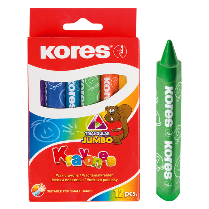 kores.com: Kores Krayones Wax Crayons Jumbo Round